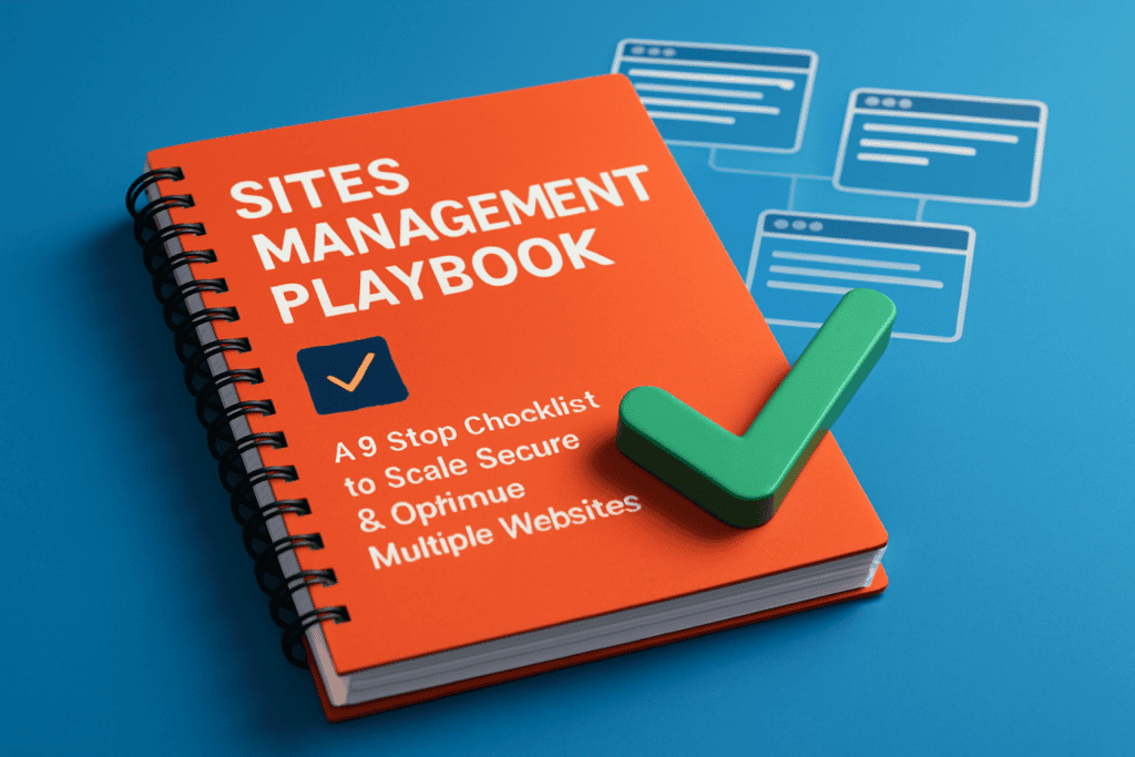 Sites Management Playbook: A 9-Step Checklist to Scale, Secure ...